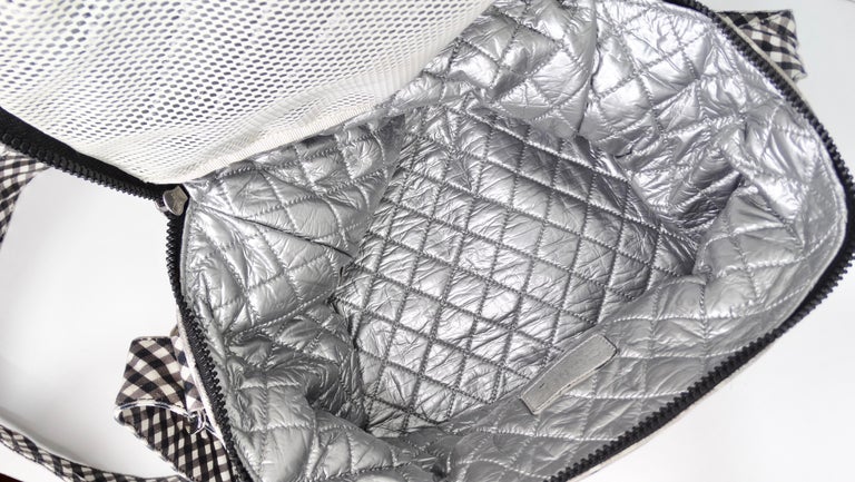 Chanel Lunch Box Shoulder Bag in Black Gingham For Sale at 1stDibs ...