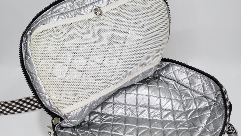 Chanel Lunch Box Shoulder Bag in Black Gingham For Sale at 1stDibs ...