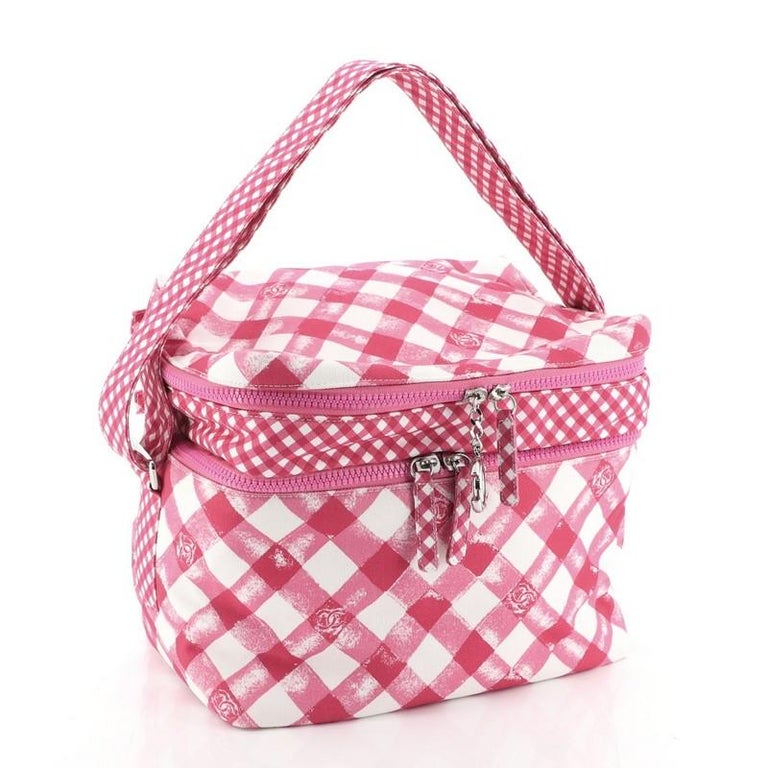 Chanel Lunch Box Shoulder Bag Printed Canvas Medium at 1stDibs | chanel ...
