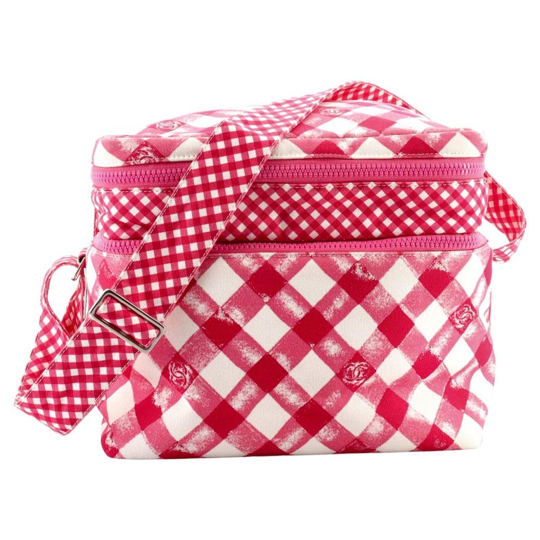 Chanel Lunch Box Shoulder Bag Printed Canvas Medium at 1stDibs