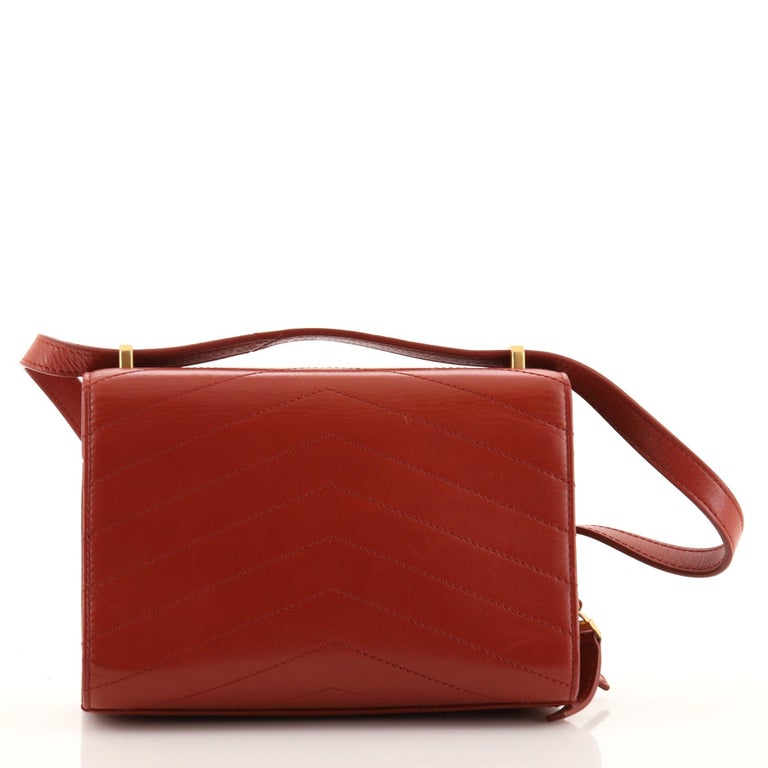 Chanel Medal Envelope Flap Bag Chevron Calfskin Small at 1stDibs