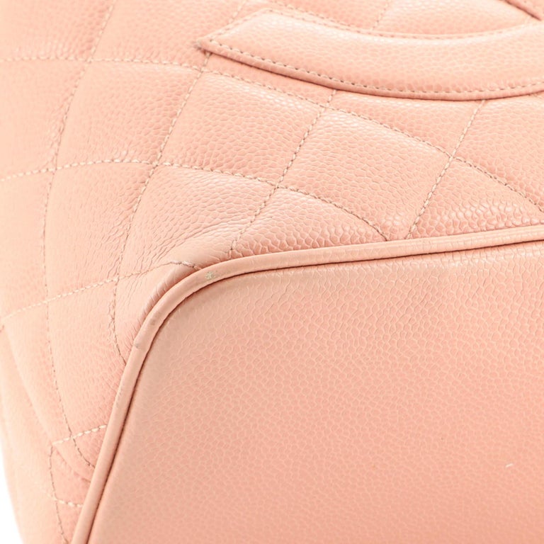 Chanel Medallion Tote Quilted Caviar For Sale at 1stDibs