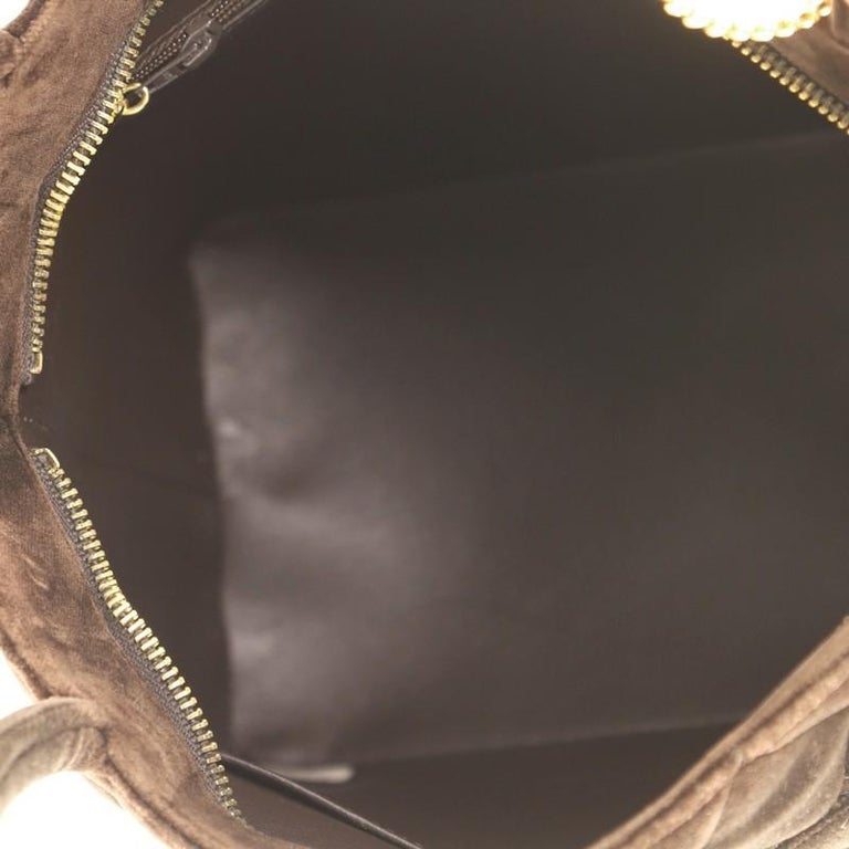 Chanel Medallion Tote Quilted Velvet at 1stDibs