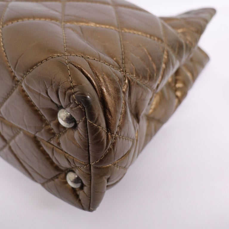 Chanel Metallic Bronze Reissue 2.55 Tote For Sale at 1stDibs