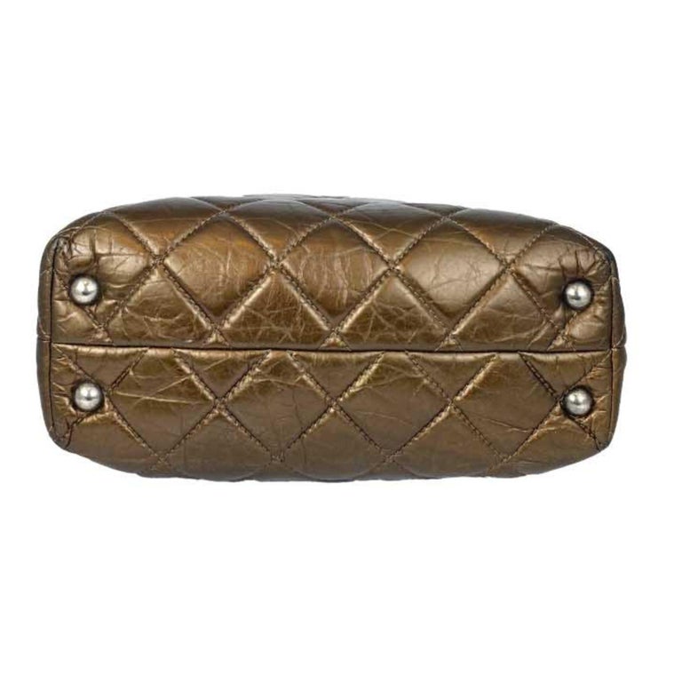Chanel Metallic Bronze Reissue 2.55 Tote For Sale at 1stDibs