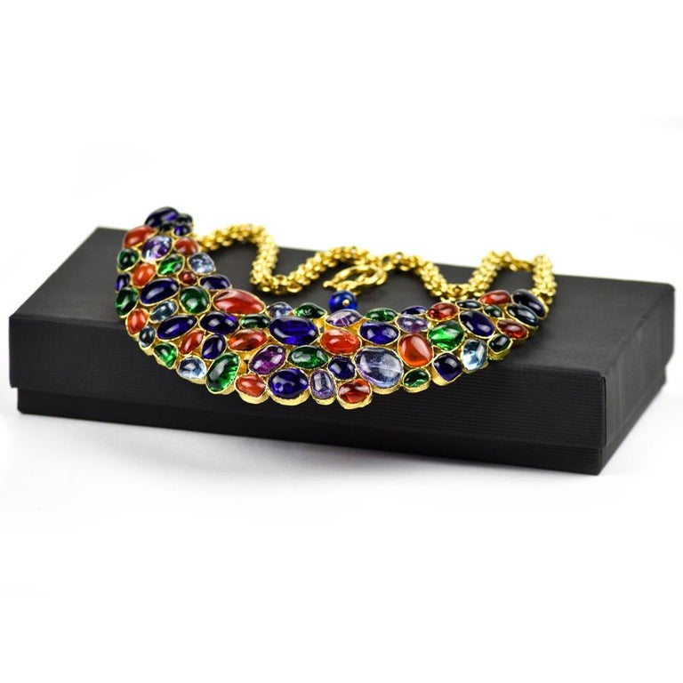 CHANEL Molten Glass Breastplate For Sale at 1stDibs