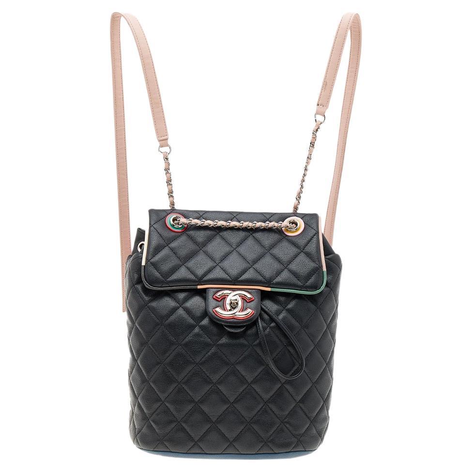 Chanel Black Lambskin Quilted Duma Backpack at 1stDibs | chanel duma ...