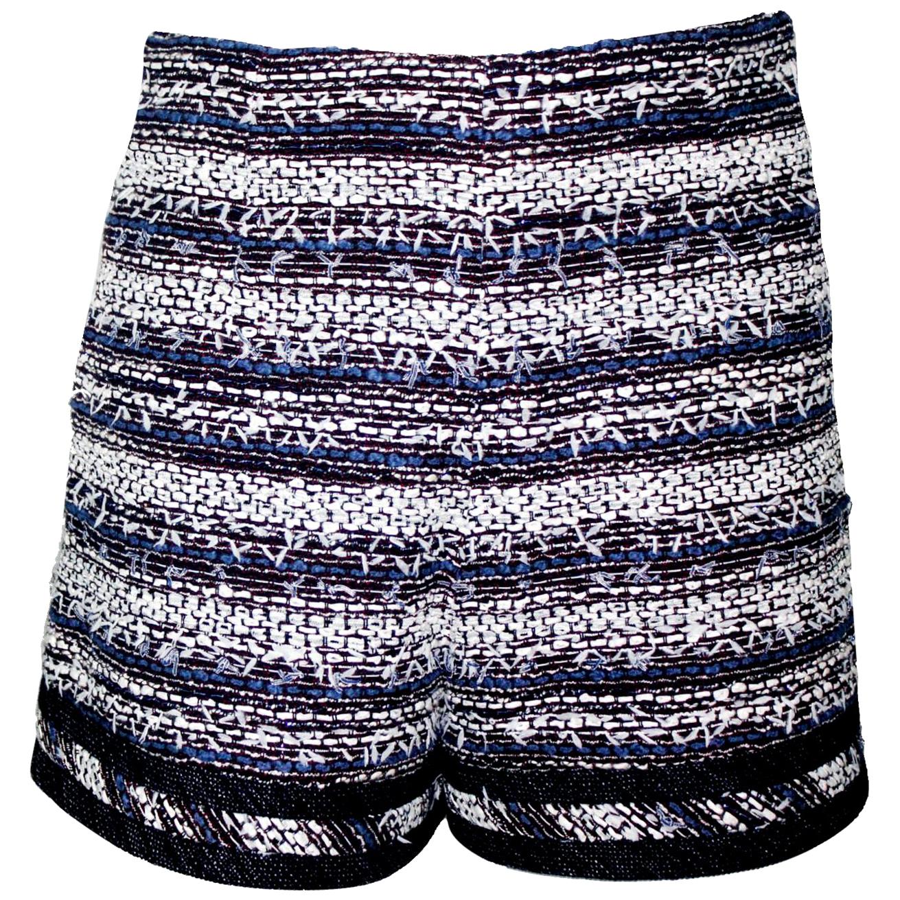 Chanel Faux-Fur Shorts at 1stdibs