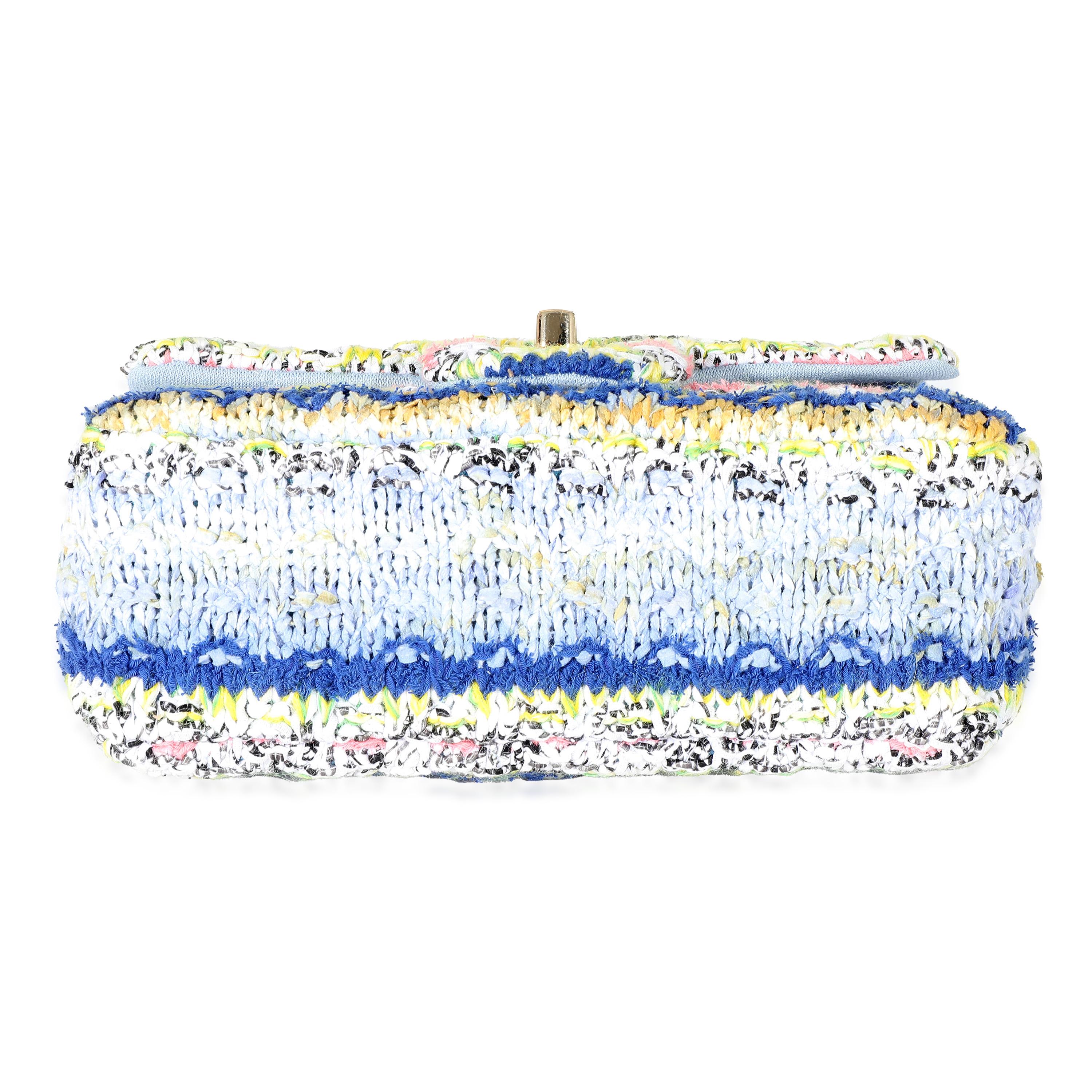 Chanel Multicolor Tweed Mini Rectangular Flap Bag For Sale at 1stDibs