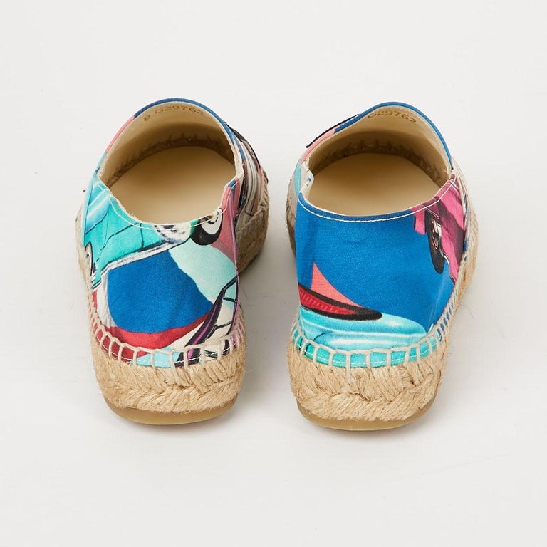 Chanel Multicolored Espadrilles T38 For Sale at 1stDibs