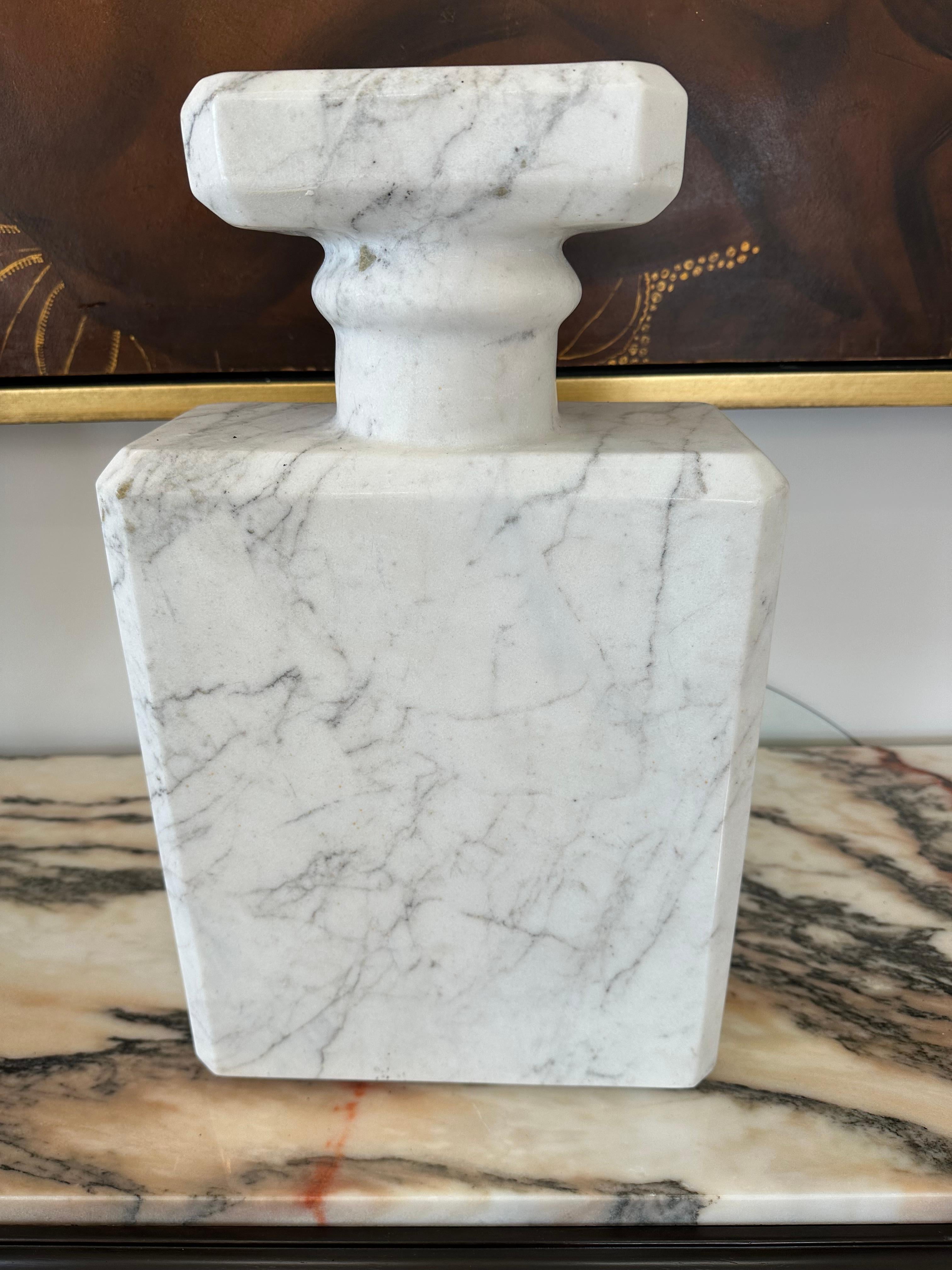 Chanel N*5 Carrara Marble Bottle Large Size For Sale at 1stDibs