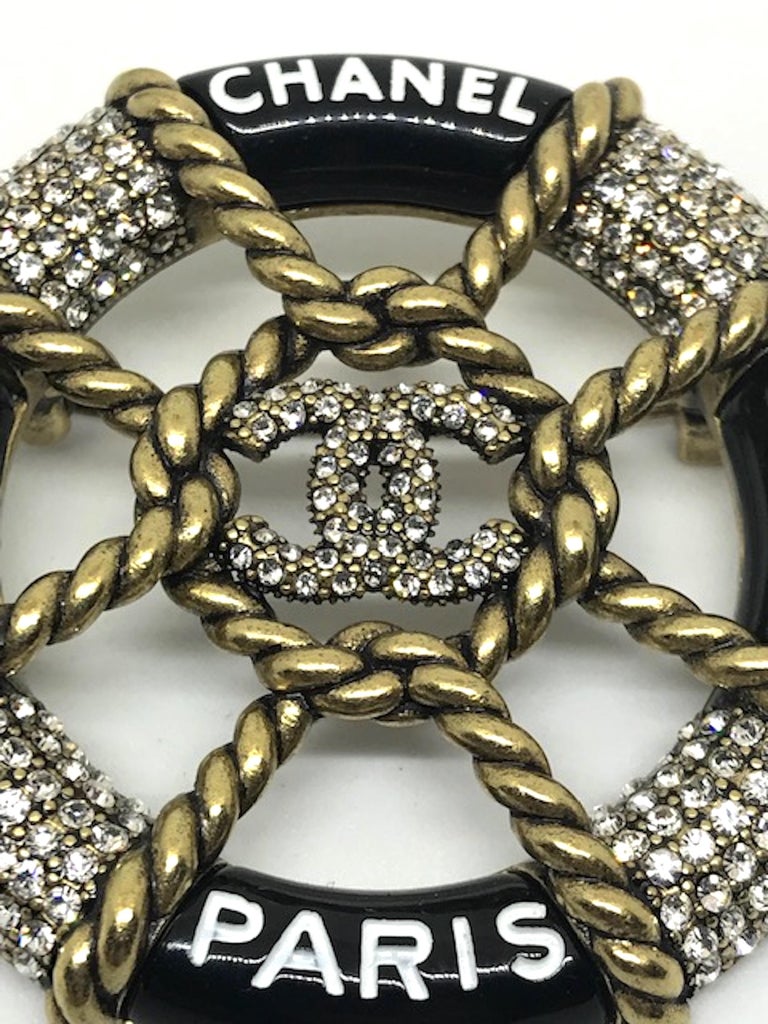 Chanel Nautical Wheel Pin Cruise Collection 2018 at 1stDibs