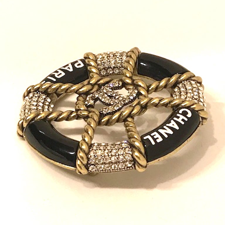 Chanel Nautical Wheel Pin Cruise Collection 2018 at 1stDibs