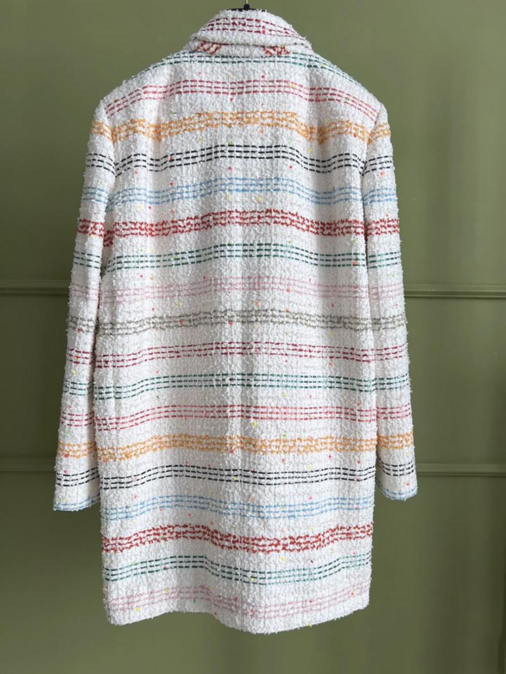 Chanel New 2019 Spring Runway Tweed Jacket For Sale at 1stDibs