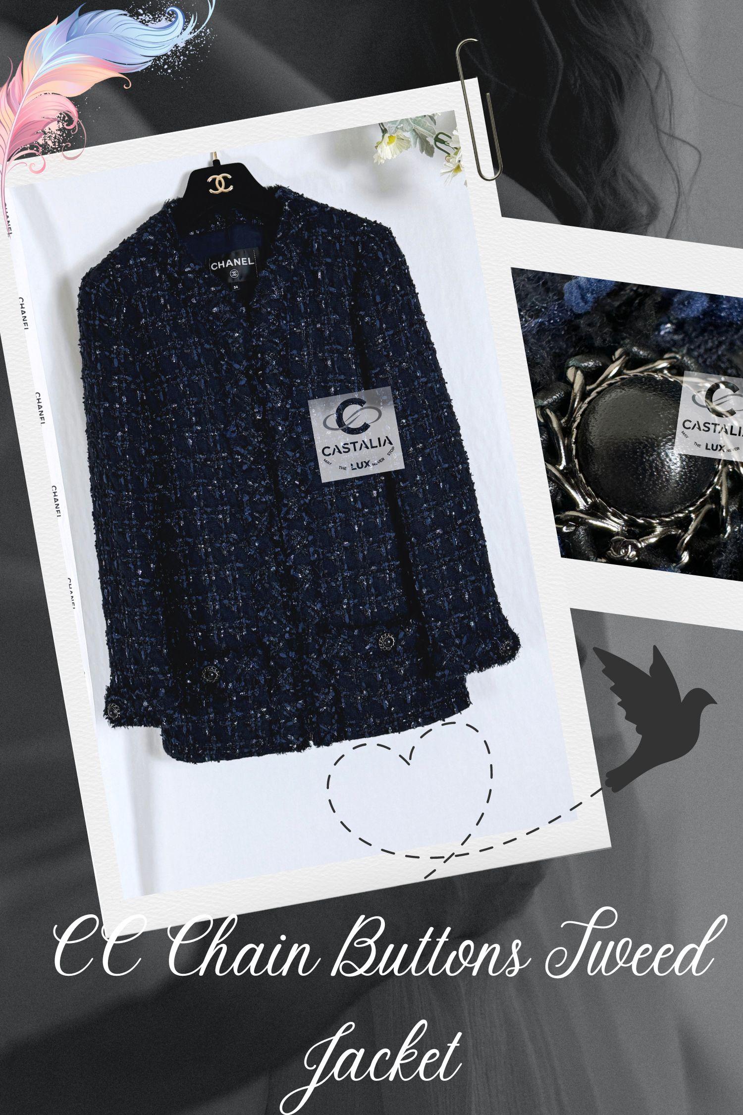 Chanel New CC Buttons Lesage Tweed Jacket For Sale at 1stDibs