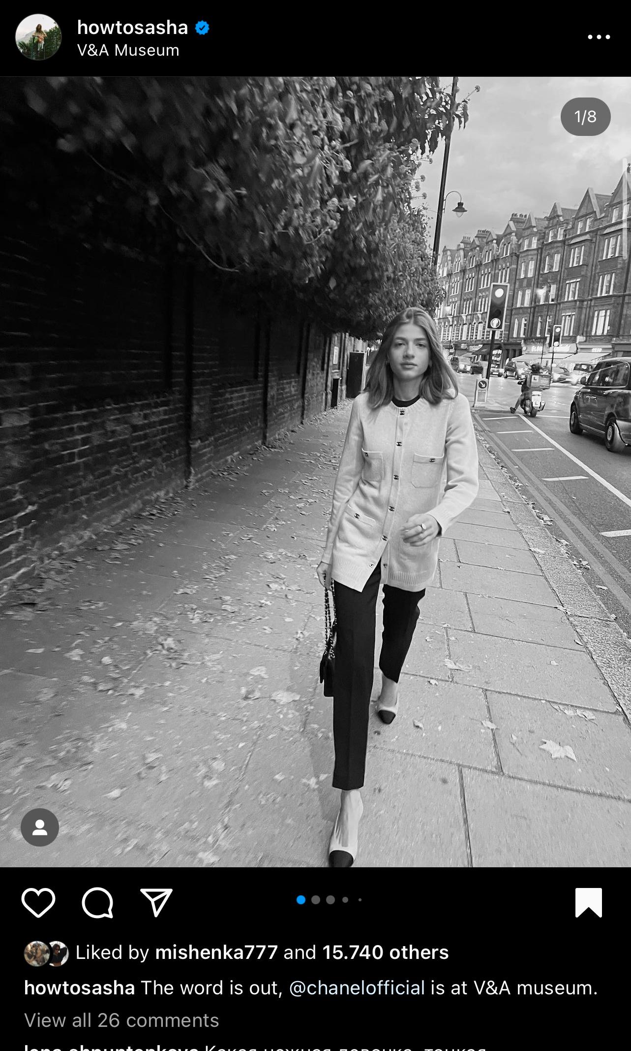 Chanel New Iconic CC Turnlock Blueberry Cashmere Cardigan For Sale at ...