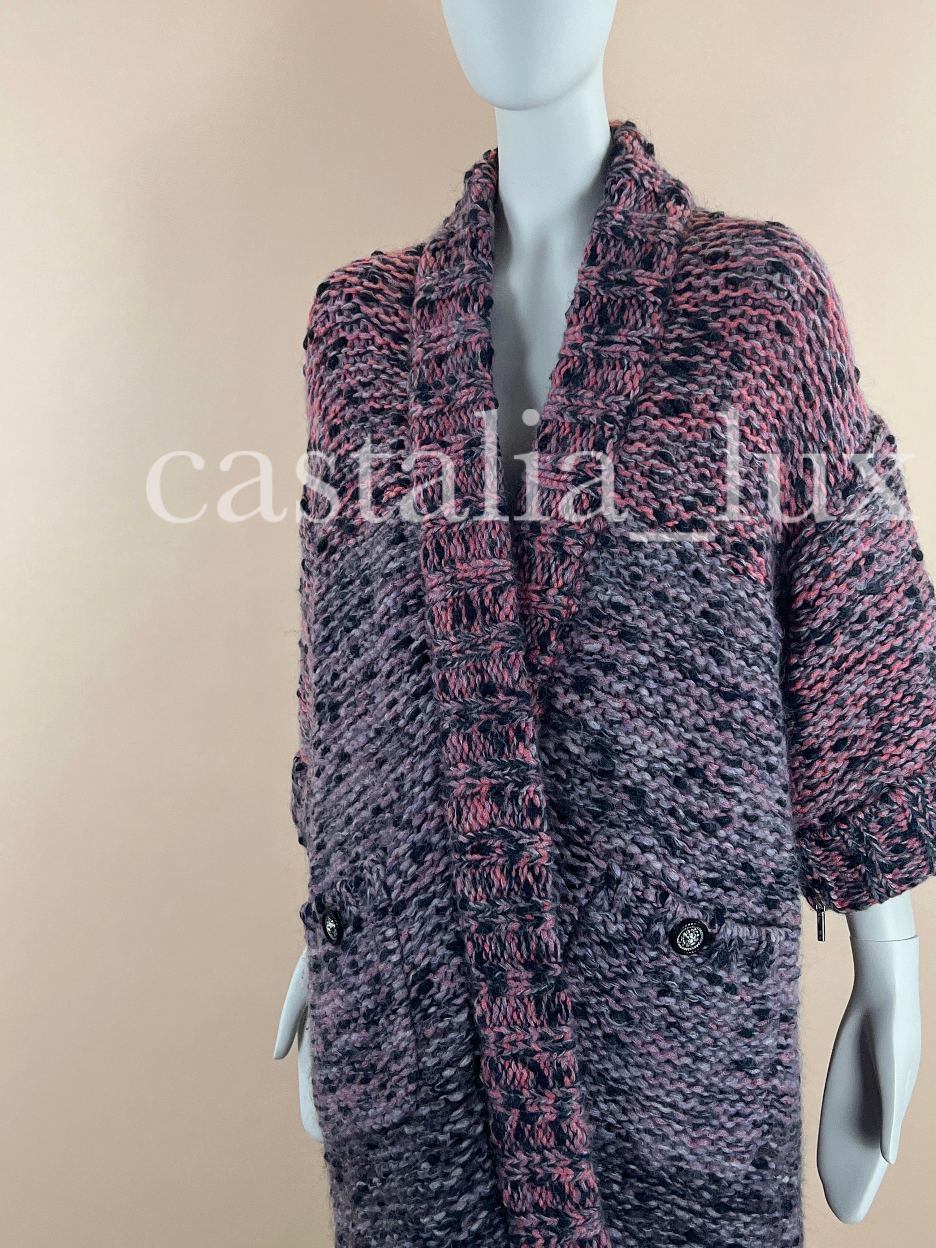 Chanel New Oversized Relaxed Knit Coat For Sale at 1stDibs