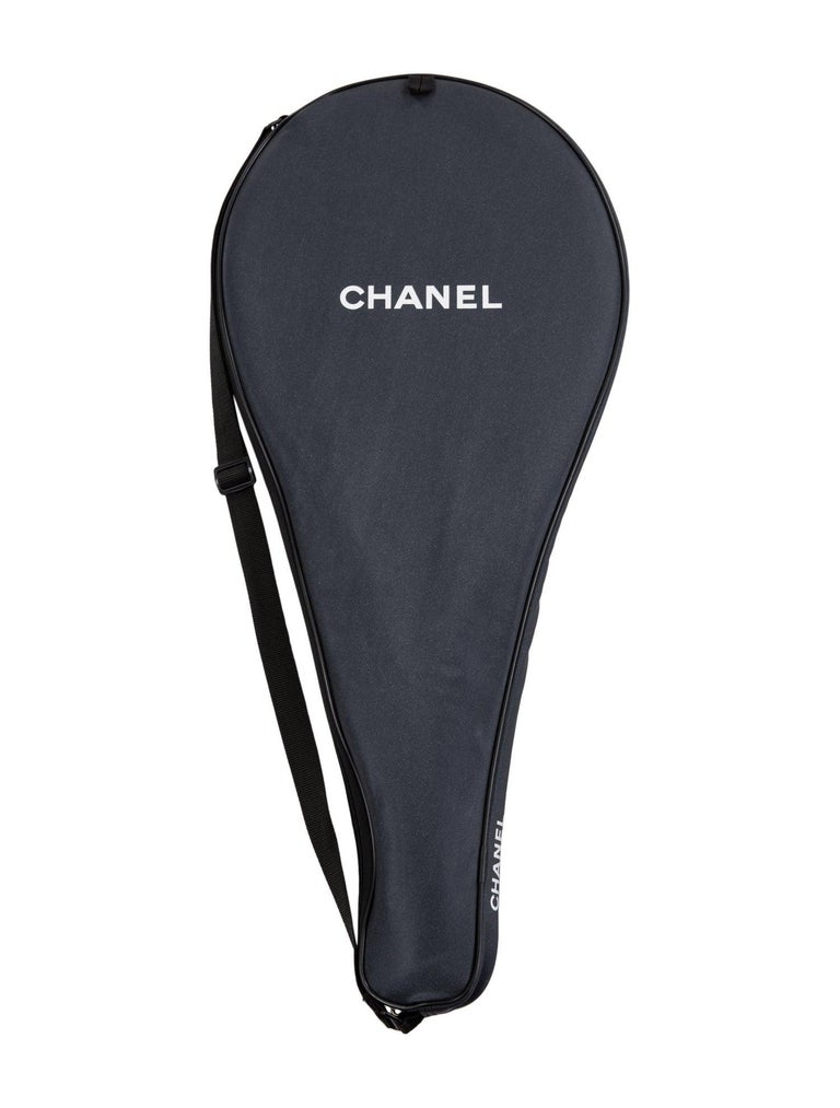 Chanel NEW White Black CC Logo Sports Game Novelty Tennis Racquet in ...