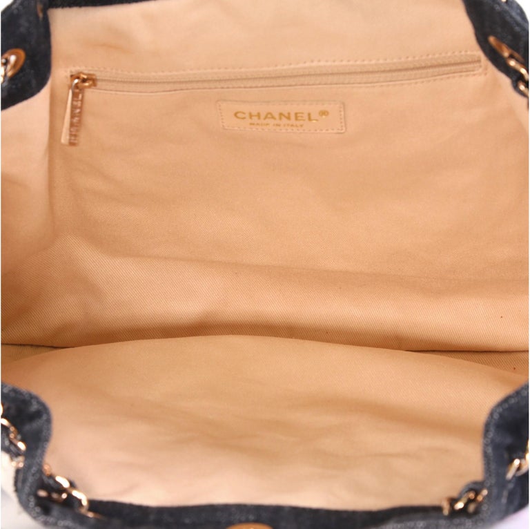 Chanel Night Flight Hobo Embroidered Denim Large at 1stDibs