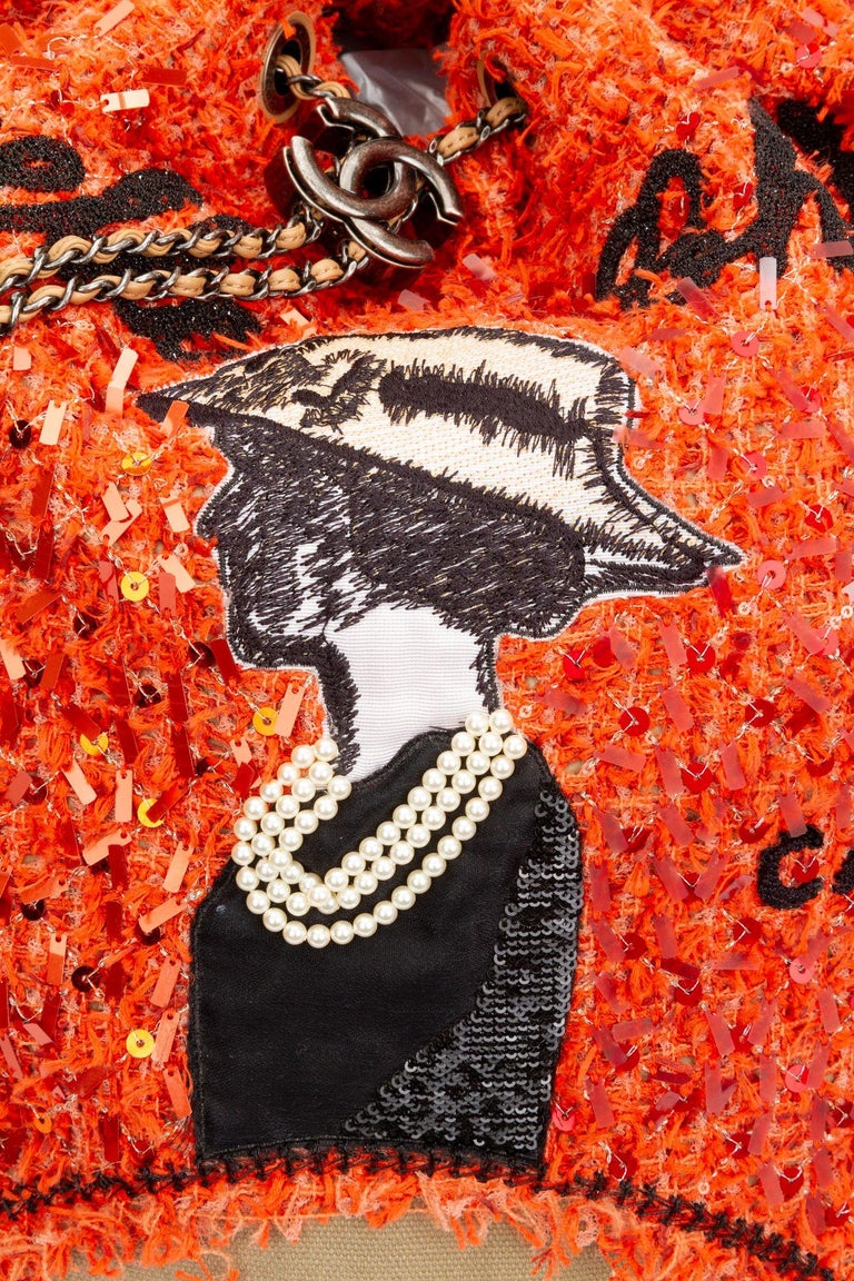 Chanel Orange Coco Cuba Backpack For Sale at 1stDibs