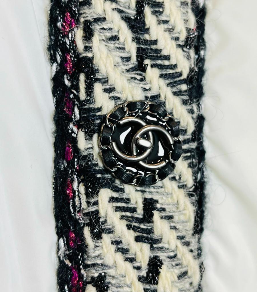 Chanel Padded Jacket With Wool and Silk Trim and 'CC' Logo Buttons For ...