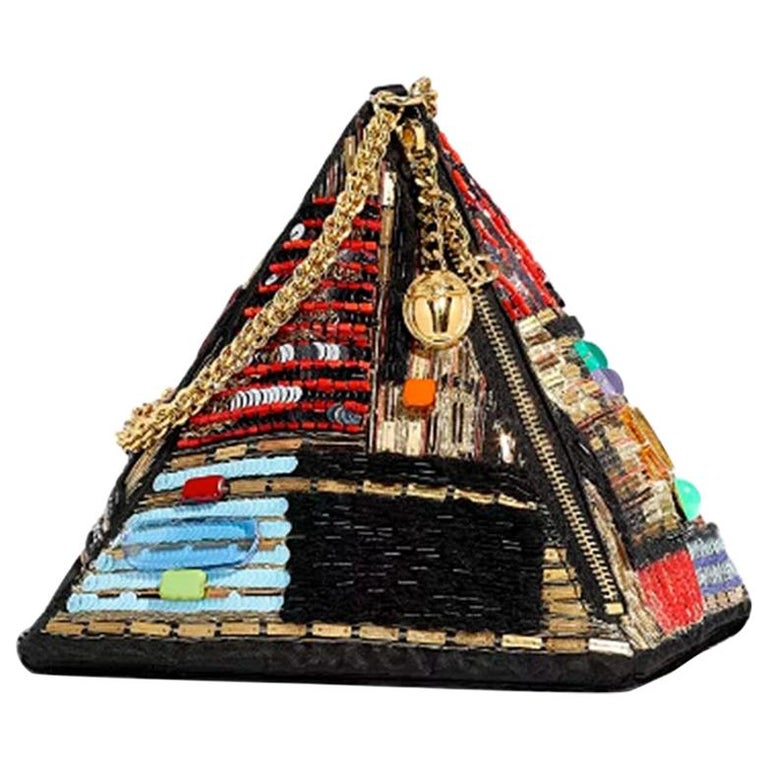 Chanel Paris-New York 2019 PVC, Glass and Lambskin Pyramid Bag at ...