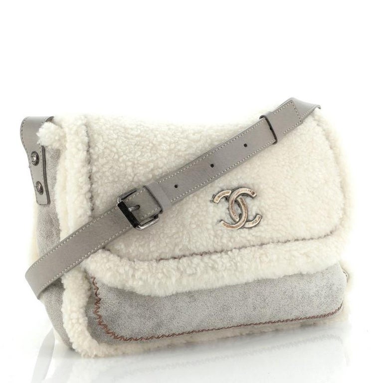 Chanel Paris-Salzburg Austrian Messenger Shearling with Suede Medium at ...