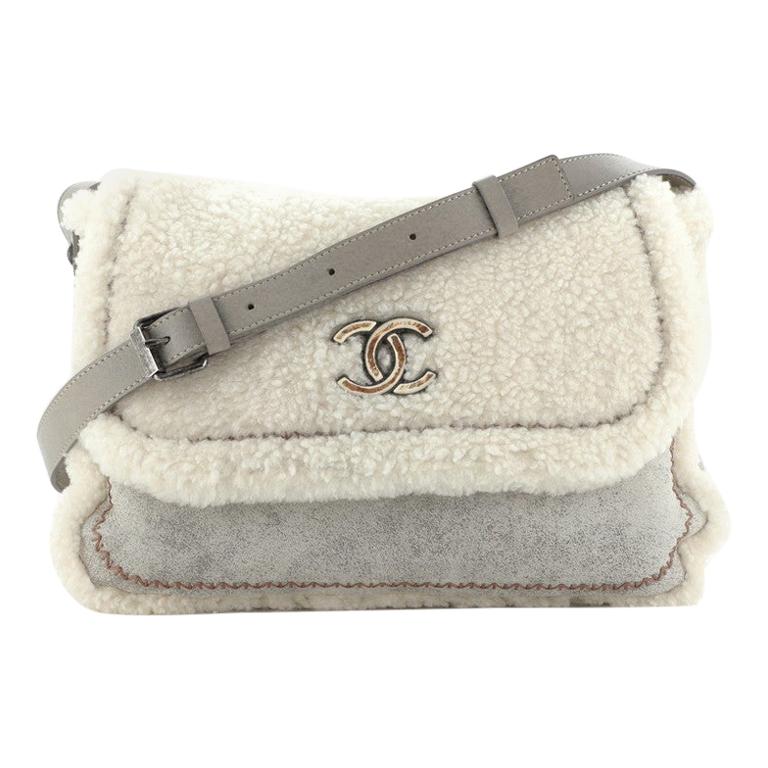 Chanel Paris-Salzburg Austrian Messenger Shearling with Suede Medium at ...