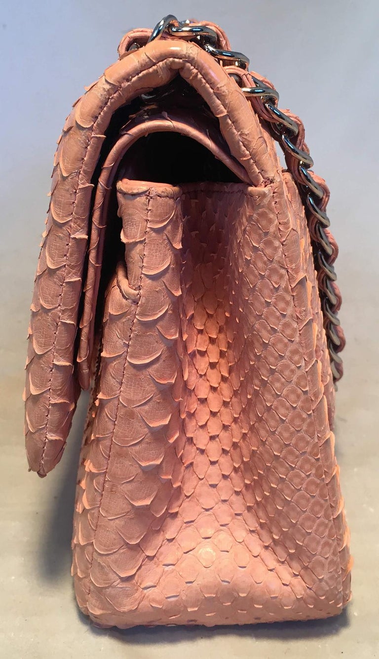 Python Crossbody Bag Chanel Pink In Python | IUCN Water