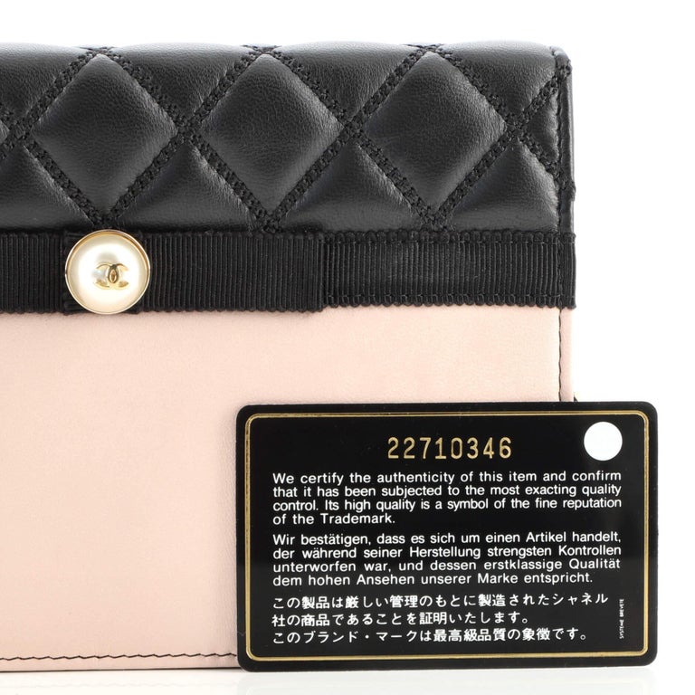 Chanel Pearl Wallet on Chain Quilted Lambskin and Calfskin For Sale at ...