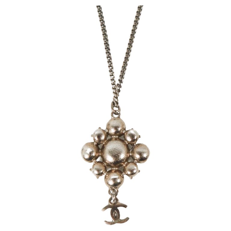 CHANEL PENDANT DROP CC Necklace For Sale at 1stDibs