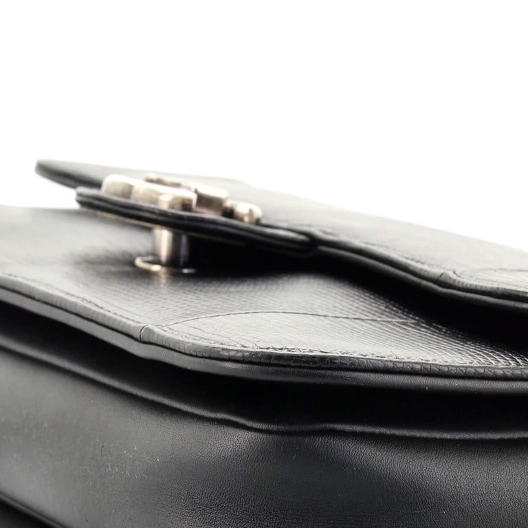 Chanel Perfect Edge Flap Bag Lizard Small For Sale at 1stDibs