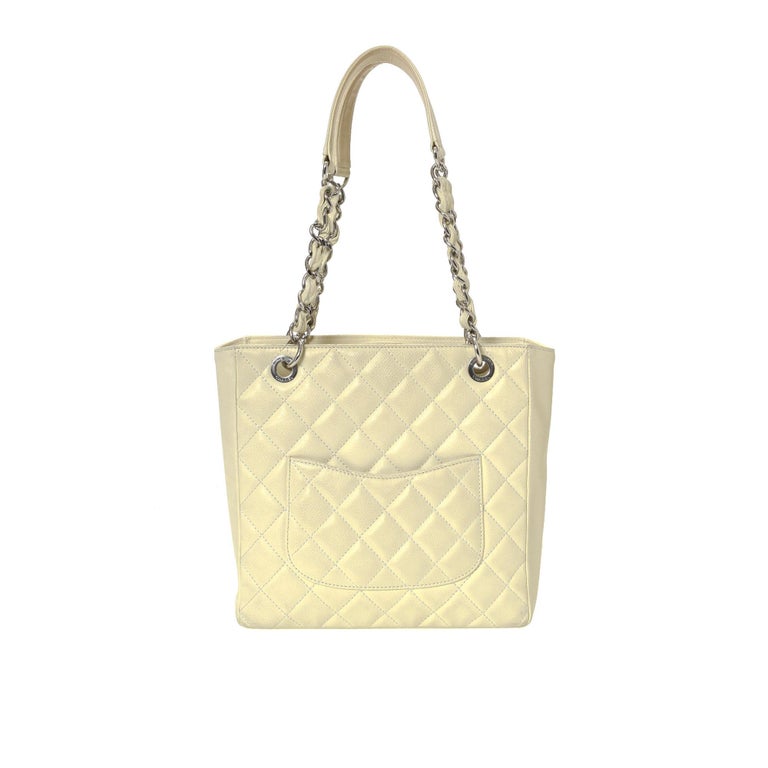 Chanel Petite Shopping Tote For Sale at 1stDibs