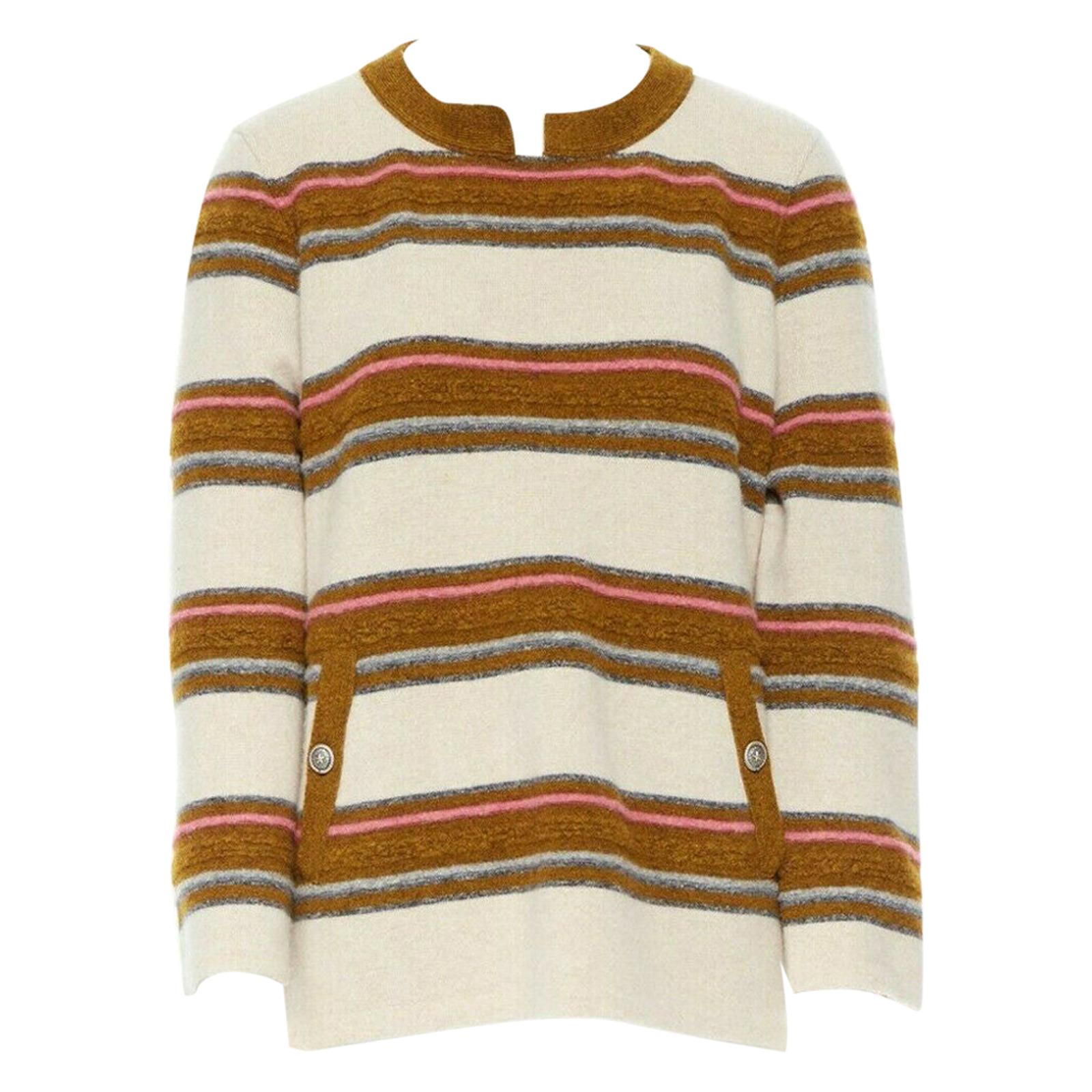 Vintage Chanel Sweat Shirt Sweater with Iconic CC at 1stDibs