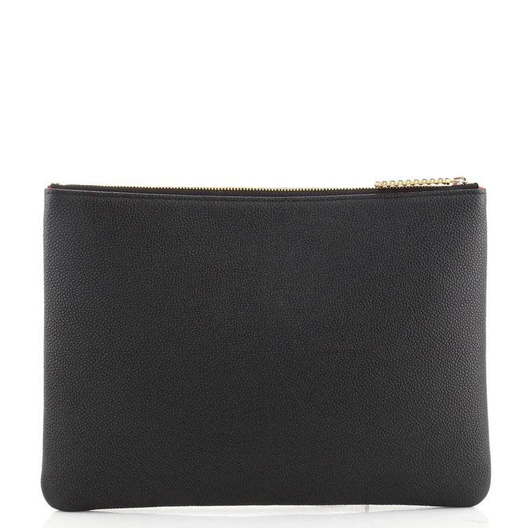 Chanel Phone Pocket O Case Clutch Caviar with Quilted Detail Medium For ...