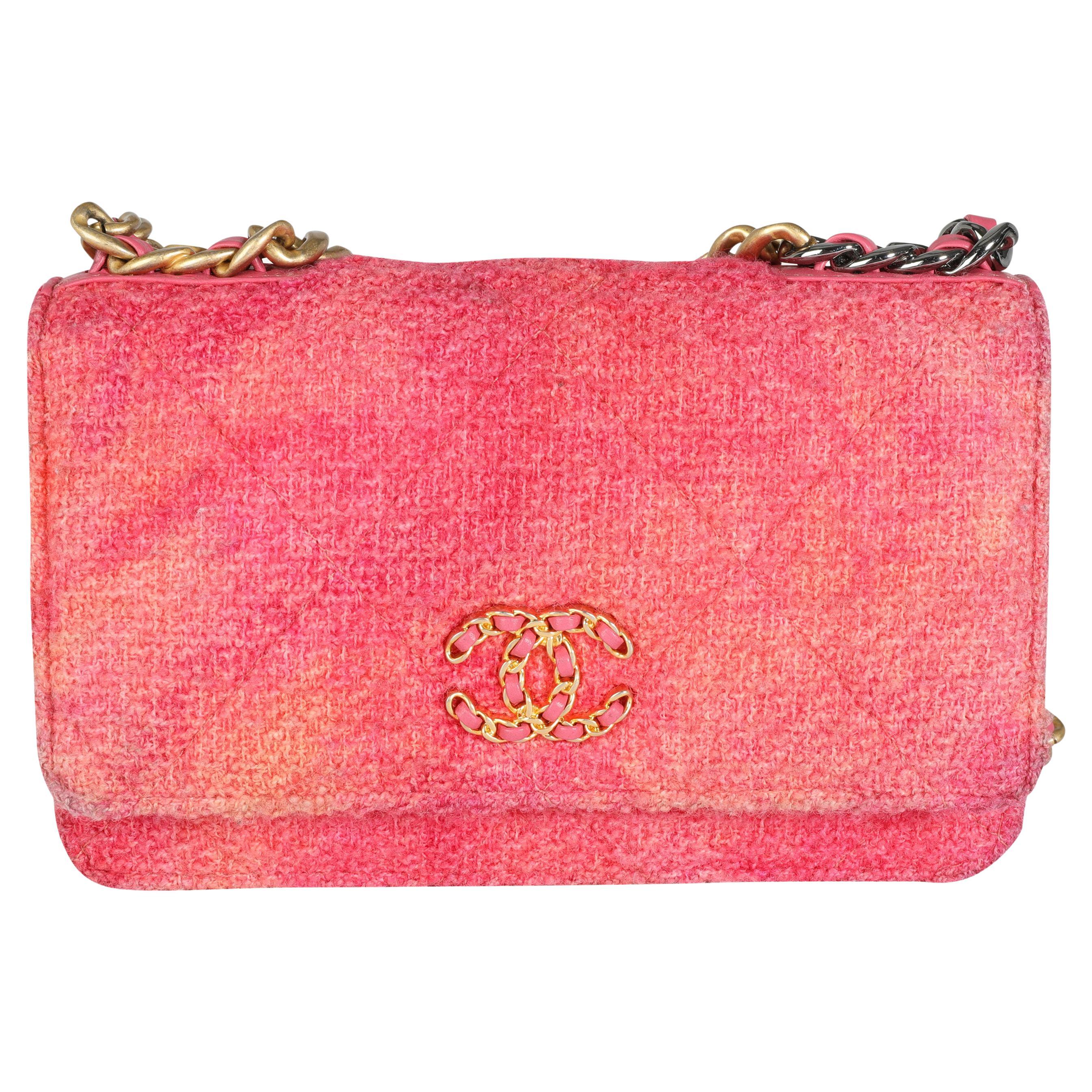 Chanel Pink Caviar Wallet On A Chain at 1stDibs