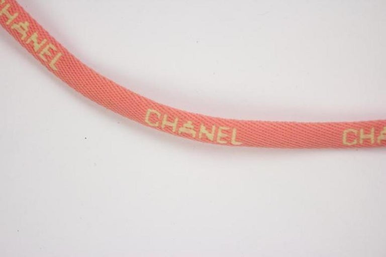 Chanel Pink Cc Necklace Yellow Glasses Chain Lanyard String Cctl77 For ...