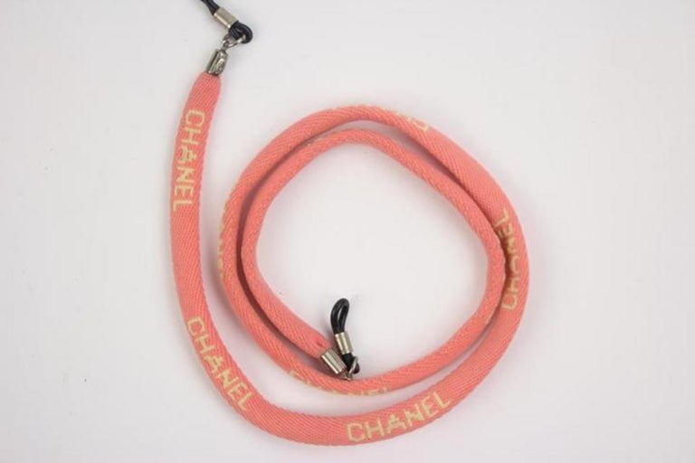 Chanel Pink Cc Necklace Yellow Glasses Chain Lanyard String Cctl77 For ...