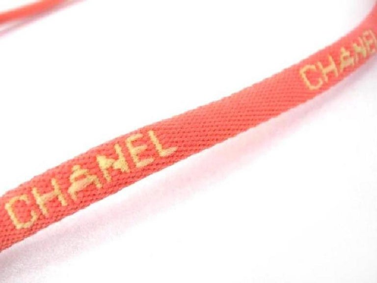 Chanel Pink Cc Necklace Yellow Glasses Chain Lanyard String Cctl77 For ...