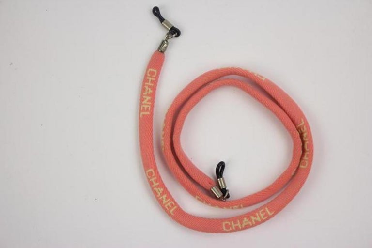 Chanel Pink Cc Necklace Yellow Glasses Chain Lanyard String Cctl77 For ...