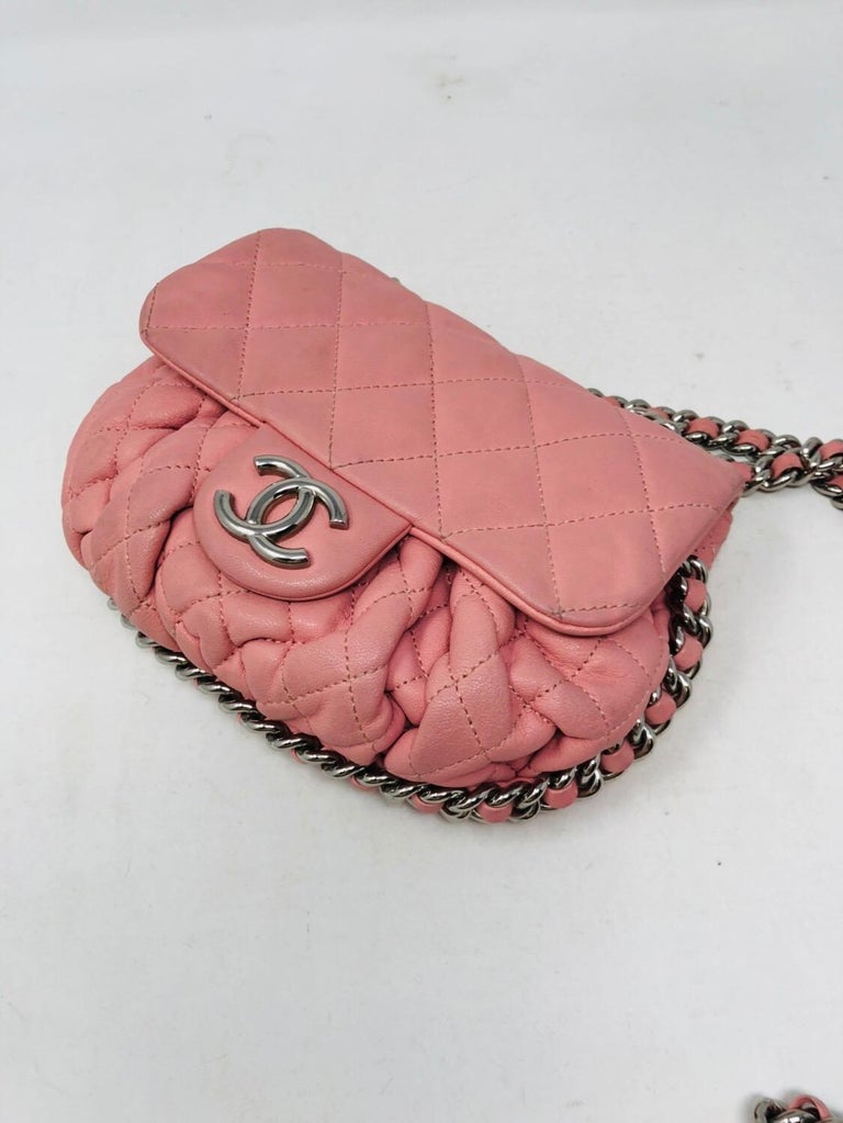 Chanel Pink Chain Around Crossbody Bag at 1stDibs