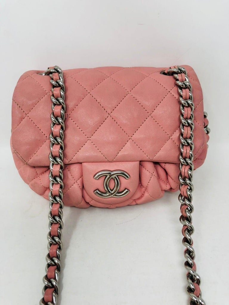 Chanel Pink Chain Around Crossbody Bag at 1stDibs