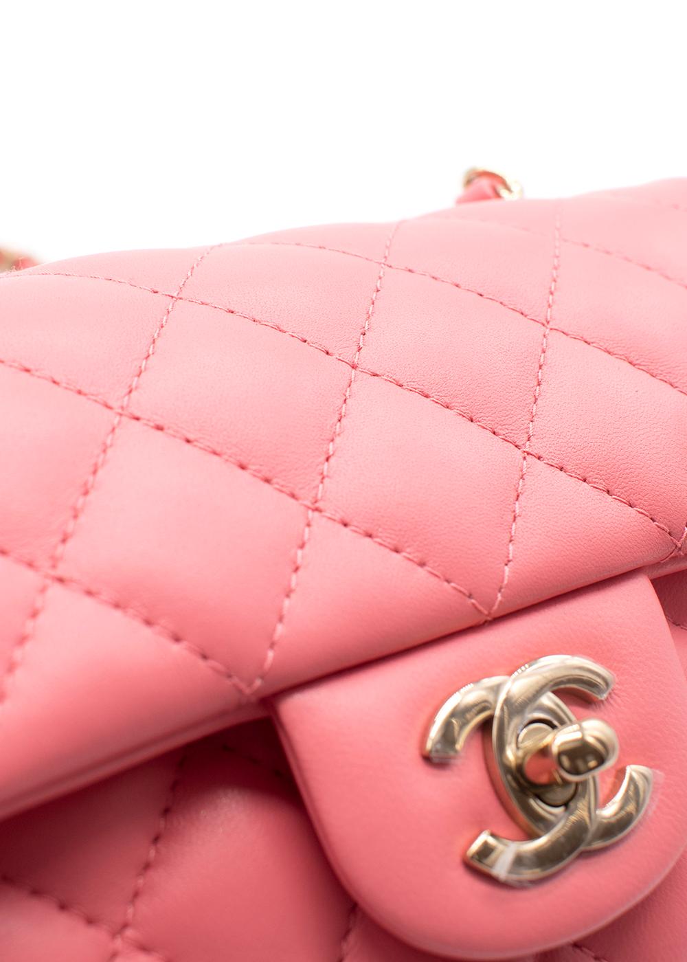Chanel Pink Classic Mini Flap Bag at 1stDibs | pink chanel bag, chanel ...