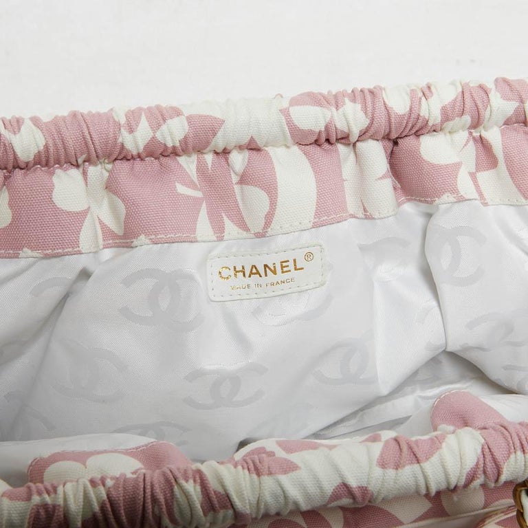 Chanel Pink Fabric Vintage Bag at 1stDibs