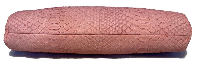 Chanel Pink Python Timeless Clutch at 1stDibs | moschino clutch
