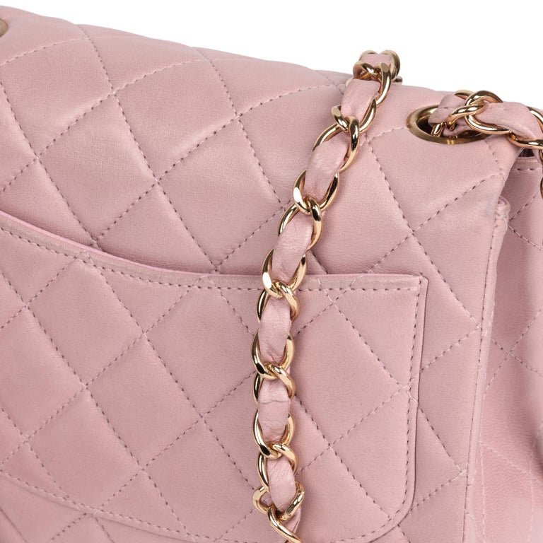 CHANEL Pink Quilted Lambskin Vintage Square Mini Flap Bag For Sale at ...