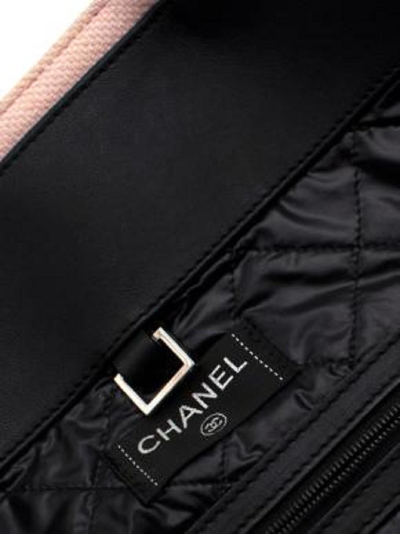 Chanel Pink Terry Camellia Beach Tote For Sale at 1stDibs | pink terry ...