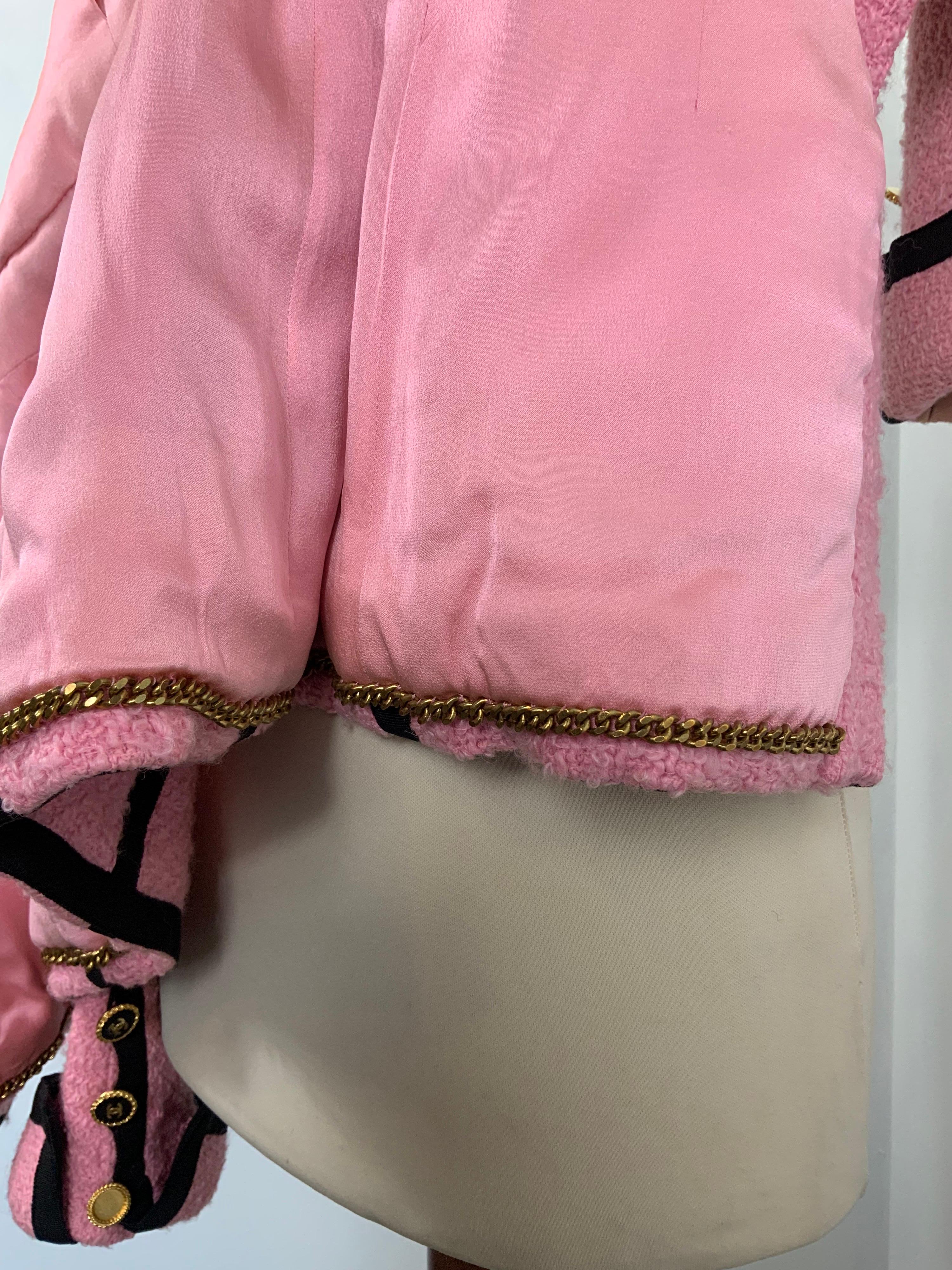 Chanel pink vintage iconic jacket at 1stDibs | pink chanel jacket, buy ...
