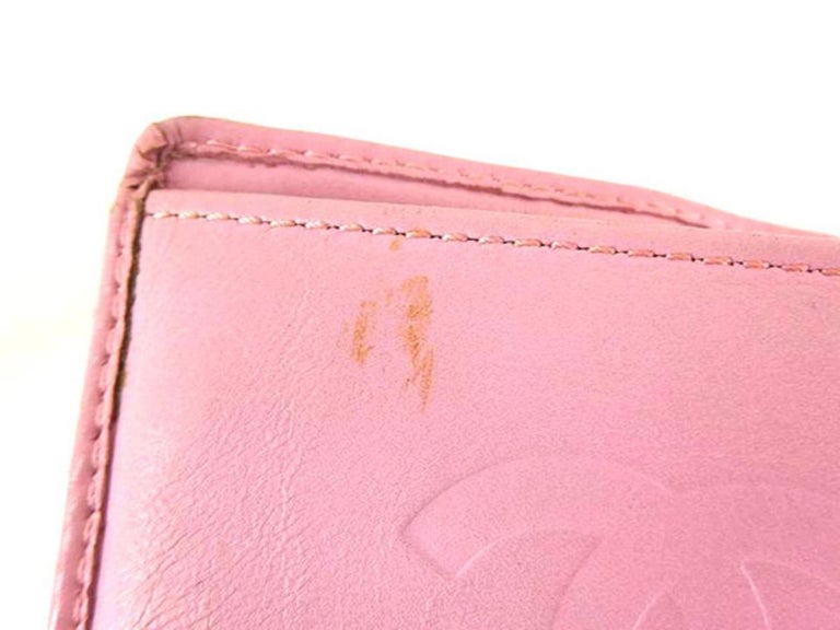 Chanel Pink X Black Cambon Quilted Long 218447 Wallet For Sale at 1stDibs