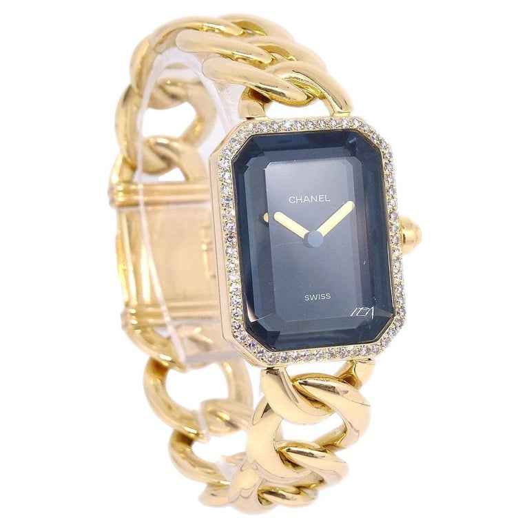 CHANEL Premiere Diamond and 18K Gold Chain Link Evening Women's Wrist ...